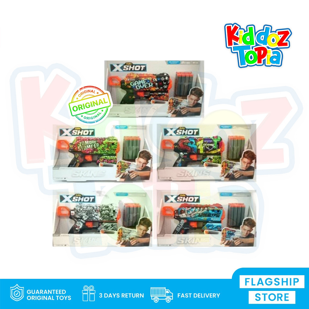 Jual XSHOT X SHOT Skins Flux Blaster 36516 | Shopee Indonesia
