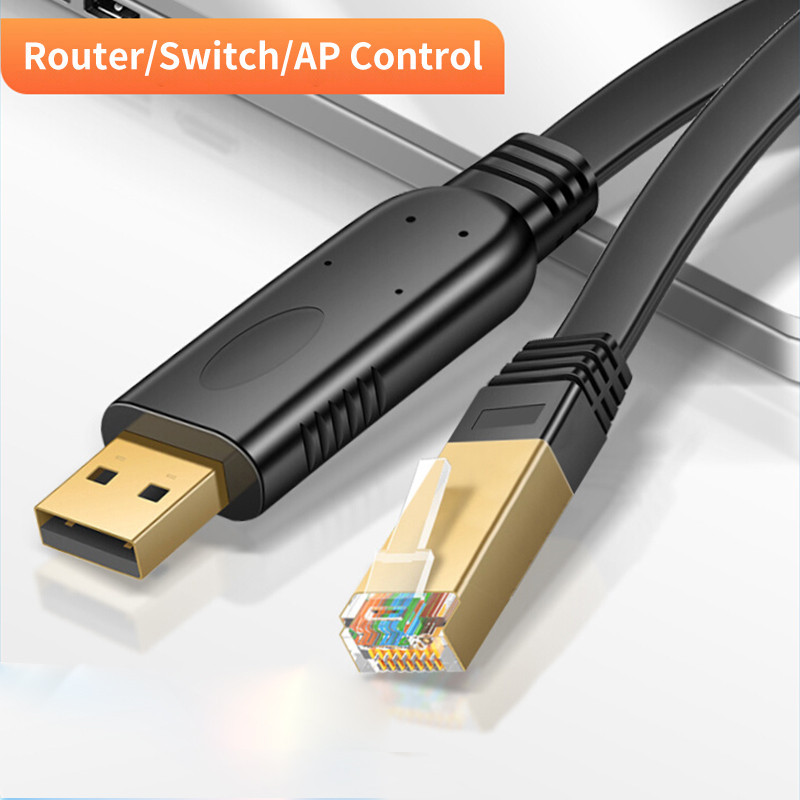 Jual USB to RJ45 Console Cable RS232 Serial Adapter RJ 45 8P8C USB ...