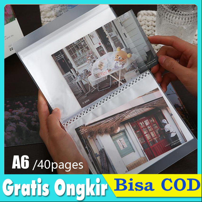 Jual 4R Album Foto Transparan Korea / Transparent Photo Book / Buku 40 ...