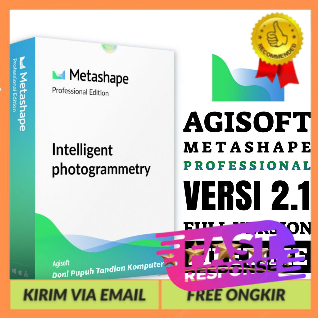 Jual Agisoft Metashape Professional Versi Terbaru 2.1 Full Version Lifetime + Video Cara Install ...