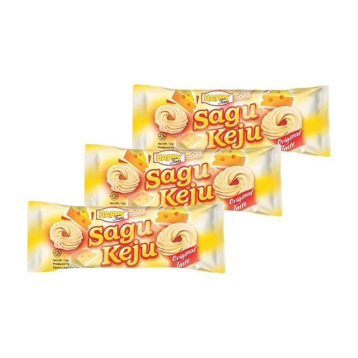 Jual Happy Time Sagu Keju Rasa Original 10g Isi 10pcs Cemilan Murah dan ...