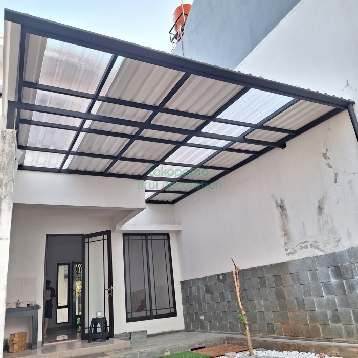 Jual kanopi carport alderon/kanopi alderon twinlite/kanopi kombinasi ...
