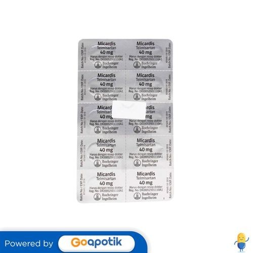 Jual Micardis 40 Mg Blister 10 Tablet | Shopee Indonesia