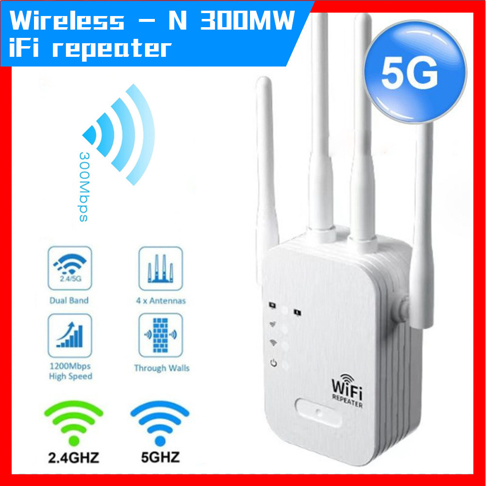 Jual Wifi Range Extender Sinyal Amplifier Signal Booster Router Repeater 300M WIFI Repeater ...