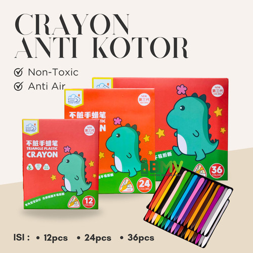 Jual Crayon Anti Kotor / Crayon Anti Patah / Crayon Anti Air / Crayon ...