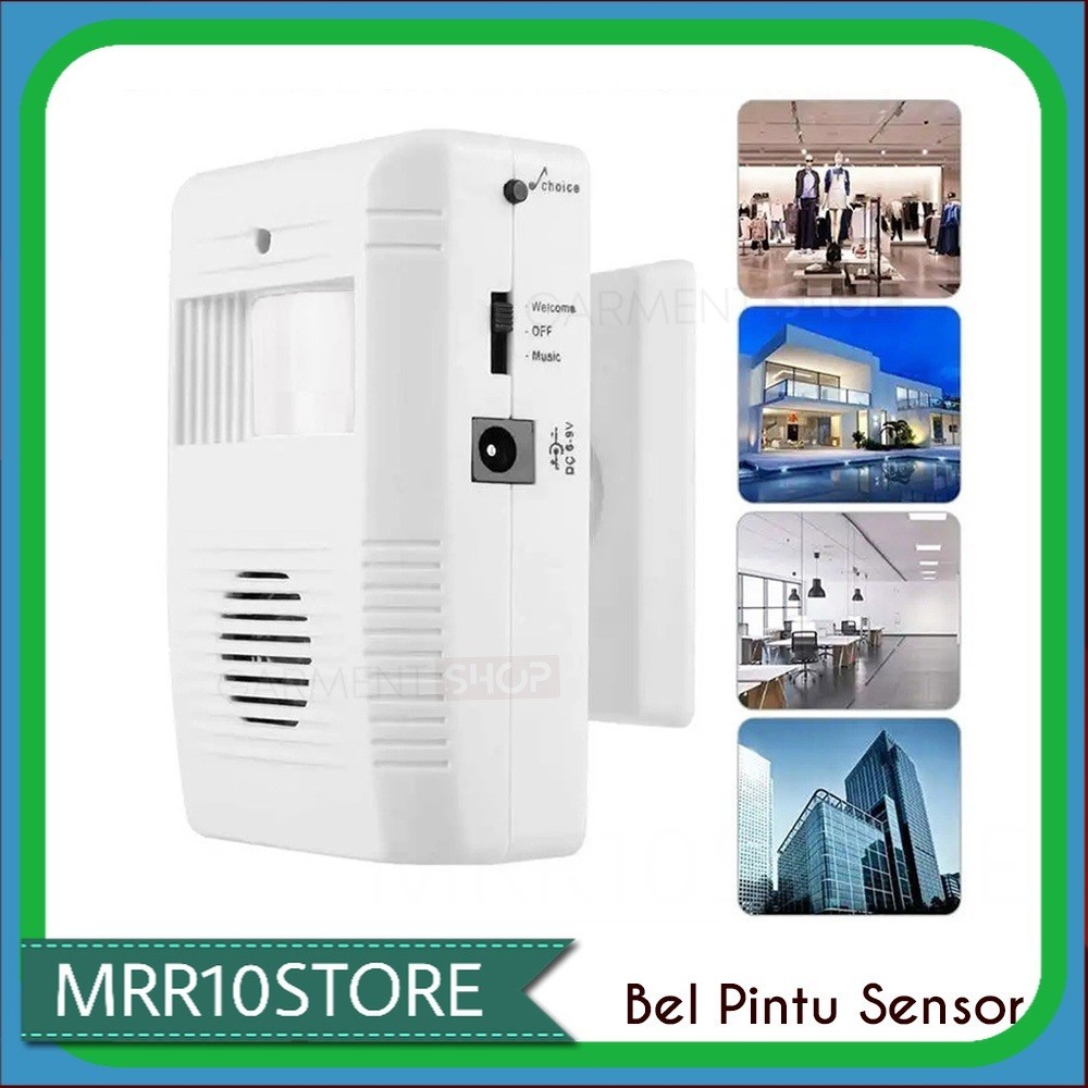 Jual Bel Pintar Sensor Gerak Wireless Pintu Toko Rumah Dengan Suara ...