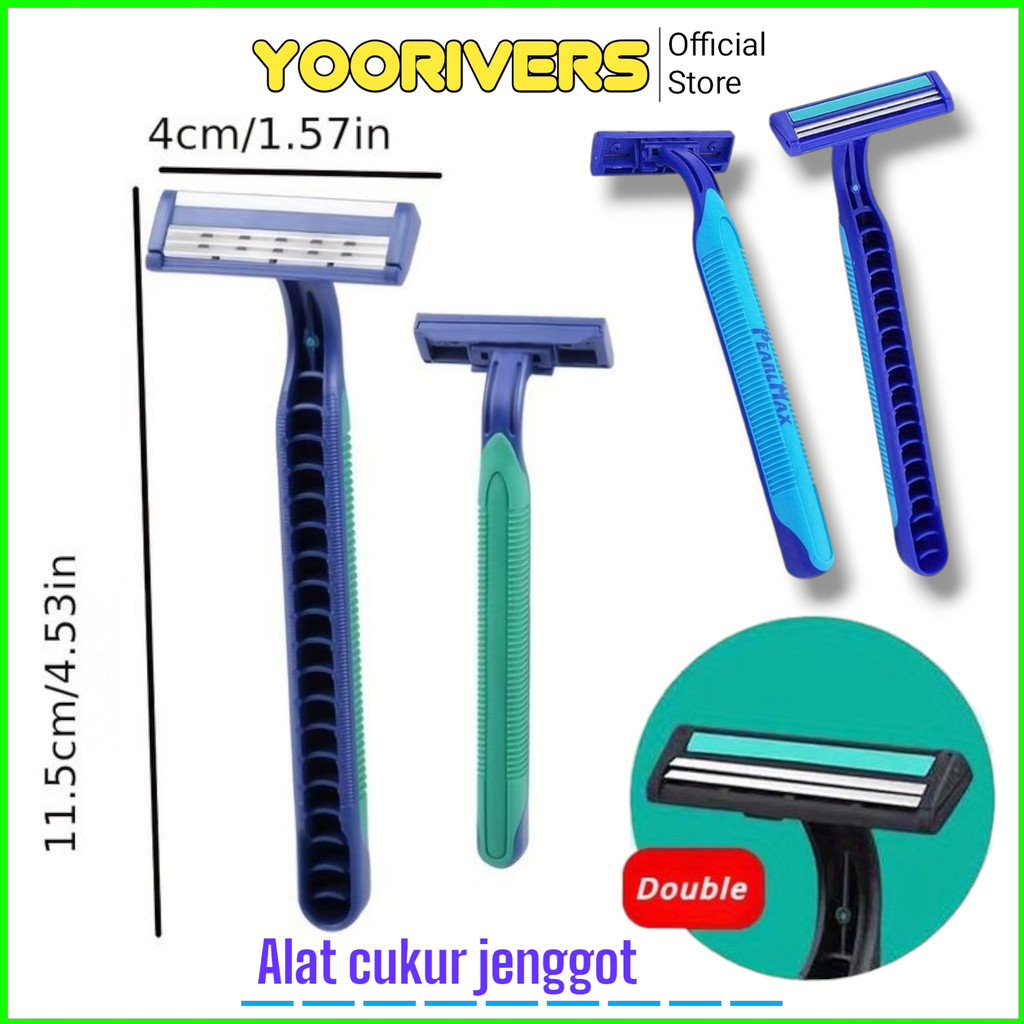 Jual Cukuran Manual 2 Mata Alat Cukuran Jenggot Manual - Alat Cukur ...