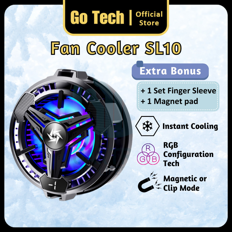 Jual Go Tech - Funcooler SL10 Radiator Pendingin Smartphone & Tablet ...