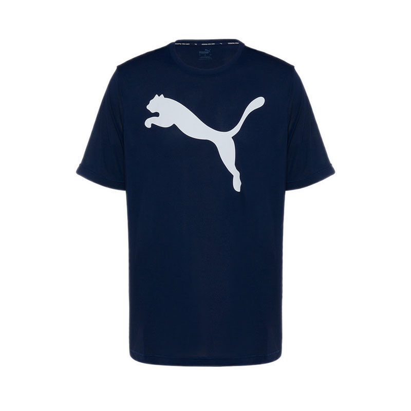 Jual Puma ACTIVE Big Logo Tee Men - PUMA Navy-Peacoat | Shopee Indonesia