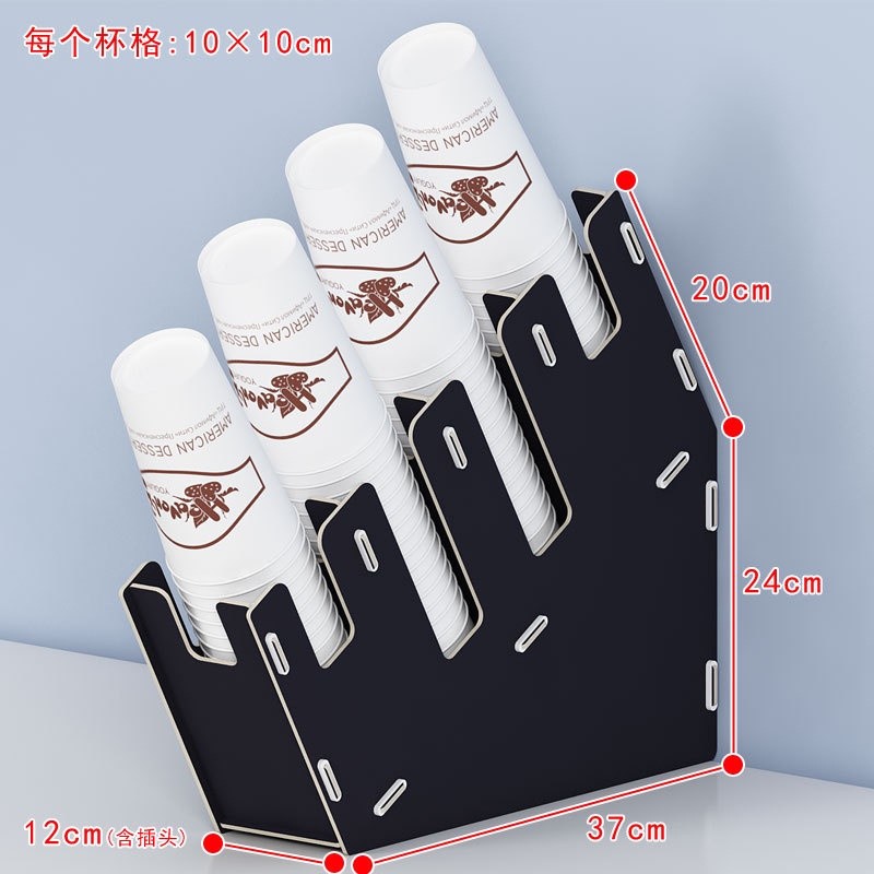 Jual JF64BM Rak Organizer Paper Bahan Kayu Cup Dispenser Papper Cup Rak ...