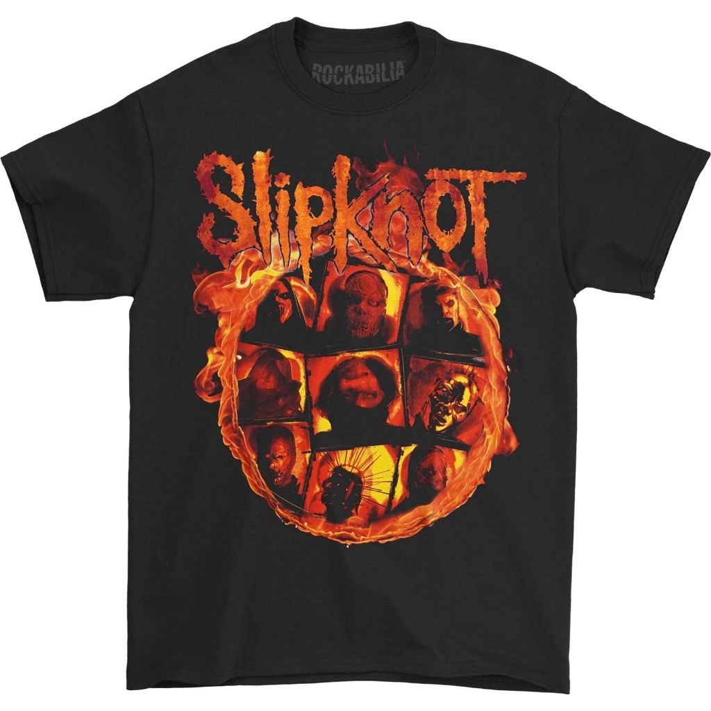 Jual Baju Kaos Slipknot Men's We are Not Your Kind Fire T-Shirt Black ...