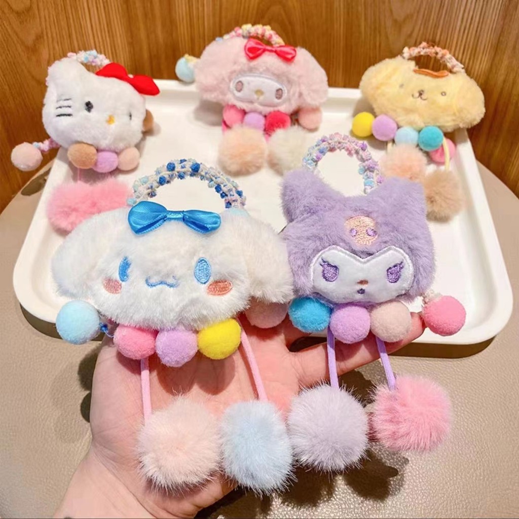 Jual IKAT RAMBUL BOLA LUCU SANRIO IKAT RAMBUT ANAK CINNAMOROL MELODY ...