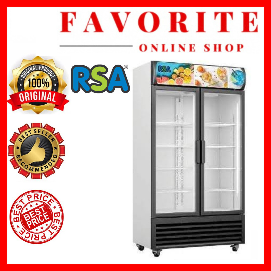 Jual SHOWCASE RSA TOPAZ 600 / TOPAZ-600 568L RSA SHOWCASE 2 PINTU ...