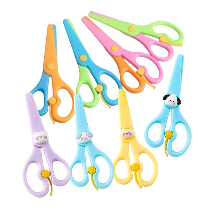 Jual GROSIRMAINANJKT GUNTING PLASTIK ANAK/ gunting besi ujung tumpul ...