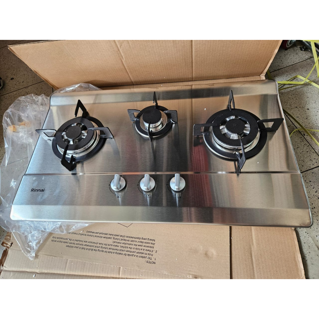 Jual RINNAI KOMPOR TANAM 3 TUNGKU RB-713N-S | Shopee Indonesia