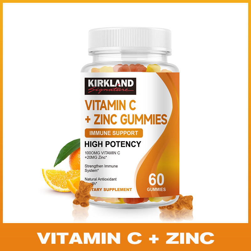 Jual Vitamin C 1000mg Zinc 20mg Gummies Support Immune System ...