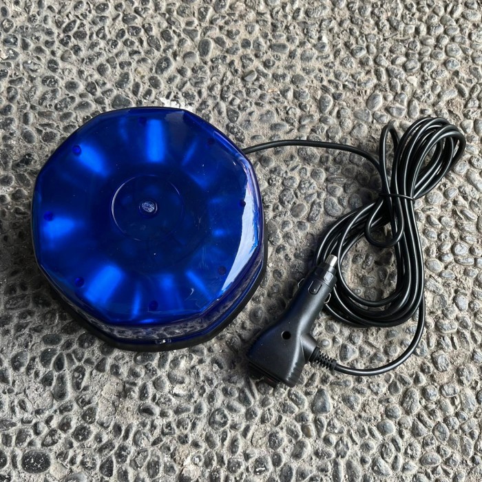 Jual Bonet Lampu Rotary Beacon LED Tambang - Biru | Shopee Indonesia