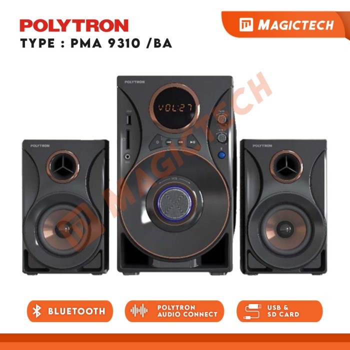 Jual SPEAKER BLUETOOTH POLYTRON PMA 9310/BA [PMA9310] | Shopee Indonesia