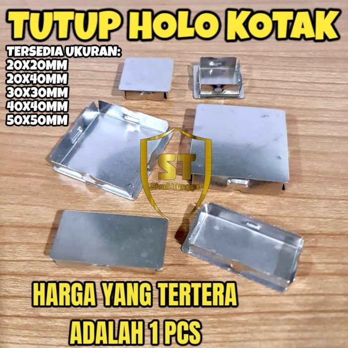 Jual TUTUP HOLO KOTAK STAINLESS 201 | Shopee Indonesia
