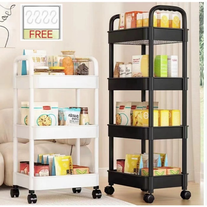 Jual FURNILINE Rak Troli Rak Roda Rak Dapur Rak Susun Serbaguna ...