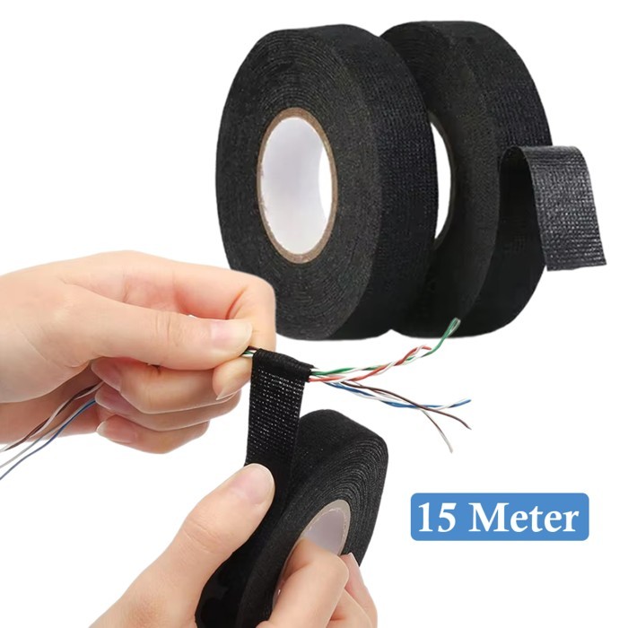 Jual Lakban Isolasi Kain Pembungkus Perapi Kabel Listrik Selotip ...