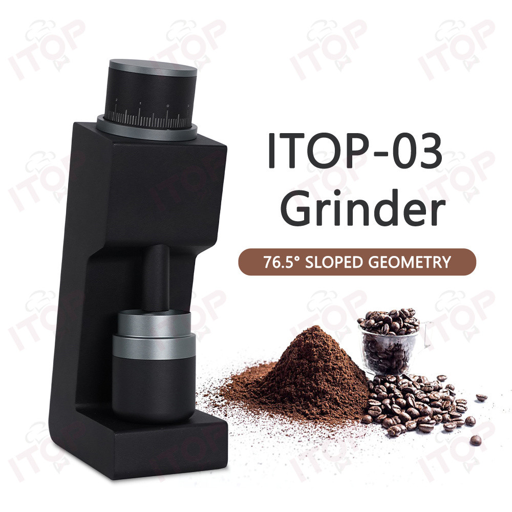 Jual ITOP 03 Electric Coffee Grinder Seven-core 48mm Burr Household Coffee Bean Grinder Coffee ...