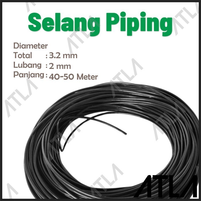 Jual Selang Piping Pandepun 3,2 mm Selang PE Drip Kapiler Pertanian ...