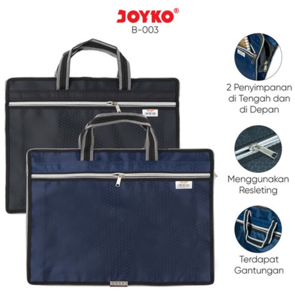 Jual Tas File Dokumen Joyko B-003 Folder Bag Kain Multifungsi Tas ...