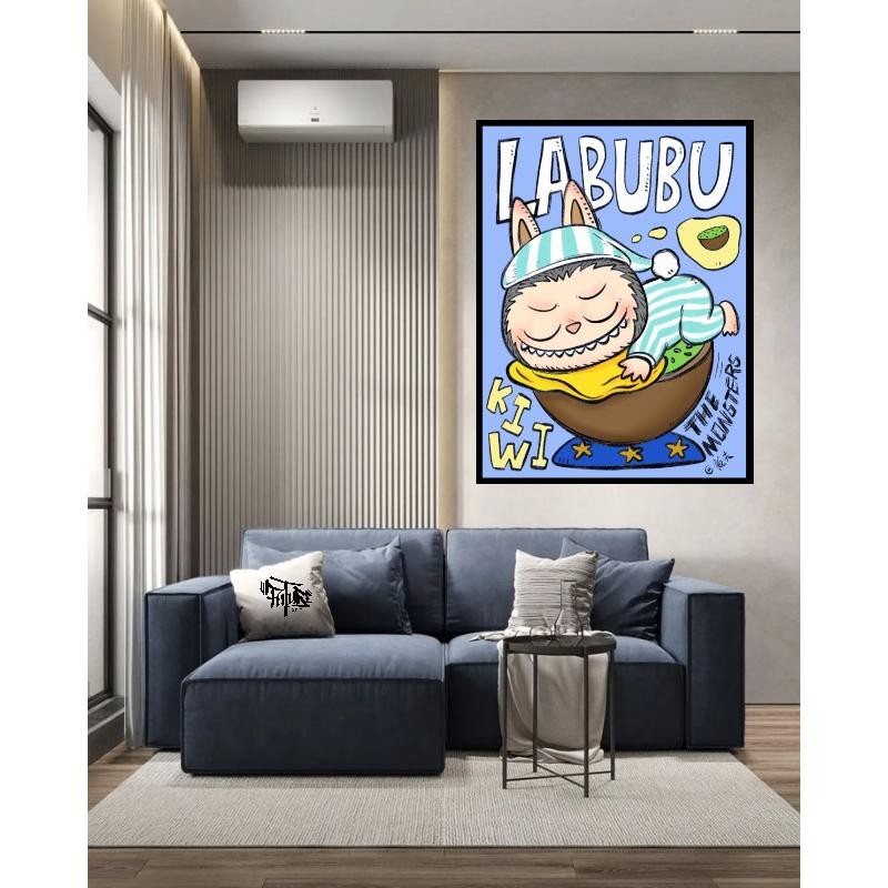 Jual Labubu The Monsters Tasty Macarons Blind Hiasan Dinding Kamar ...