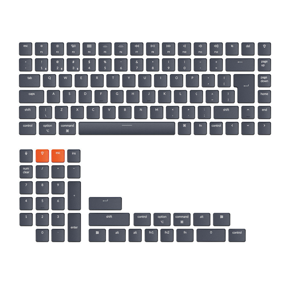 Jual Keychron PT-BR Layout Low Profile Keycap Set for Ultra-Slim ...