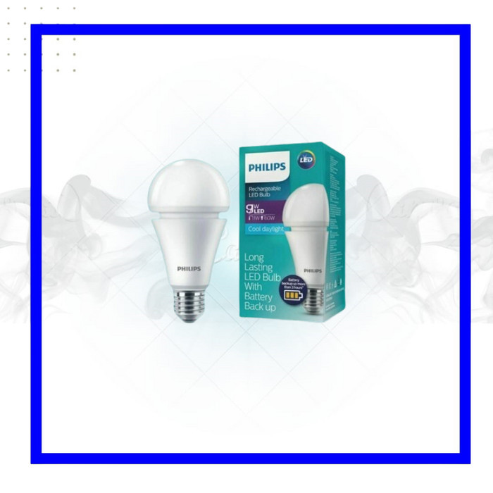 Jual PHILIPS Emergency LED Bulb BB 9 Watt - Rechargeable Battery Back ...