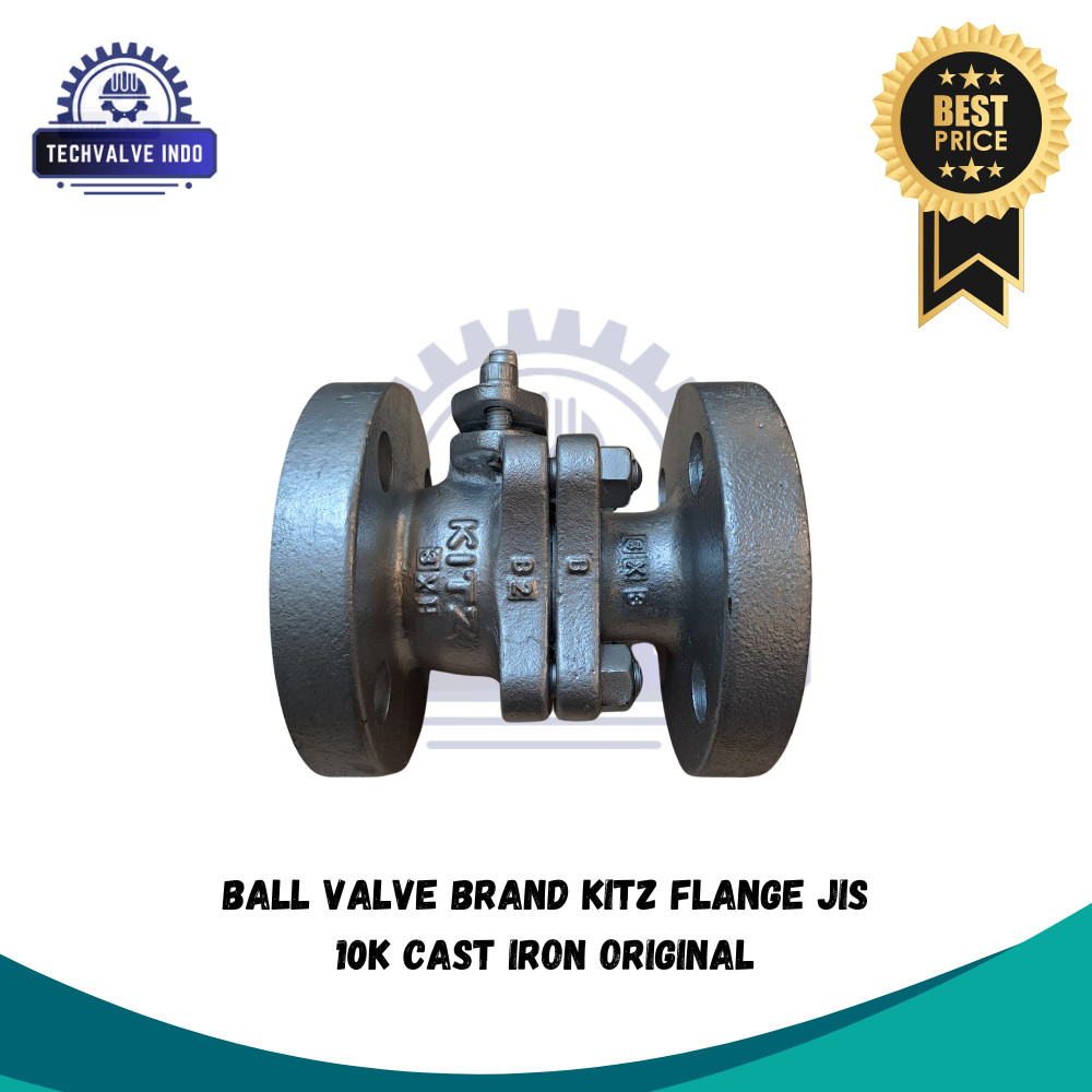 Jual BALL VALVE KITZ 3/4" INCH / DN20 FLANGE JIS 10K CAST IRON ORIGINAL | Shopee Indonesia