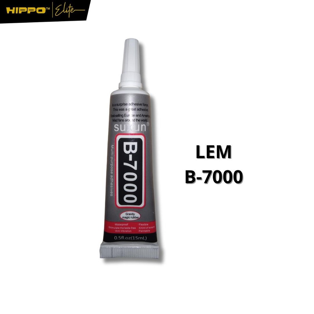 Jual HIPPO LEM LCD B7000 - LEM TOUCHSCREEN B-7000 15ML CAIRAN BENING | Shopee Indonesia