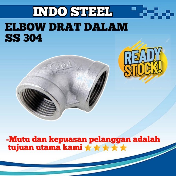 Jual 2" INCH ELBOW DRAT DALAM / KNEE SS 304 | Shopee Indonesia