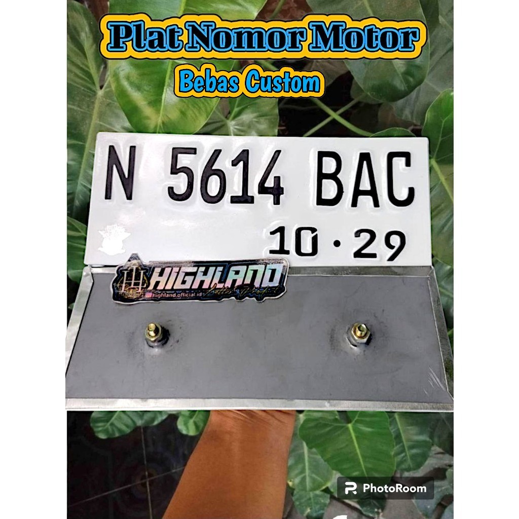 Jual Plat Motor Baut Tanam | Shopee Indonesia