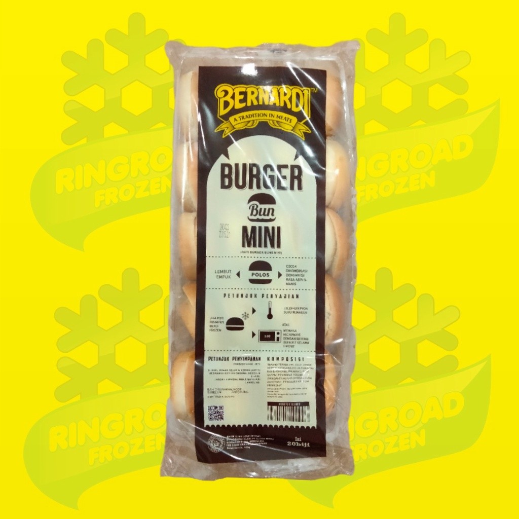 Jual BERNARDI ROTI BURGER MINI 20 PCS | Shopee Indonesia