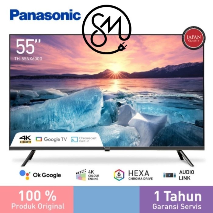Jual LED Smart TV Panasonic 55 inc TH-55NX600G UHD 4K Google tv ...
