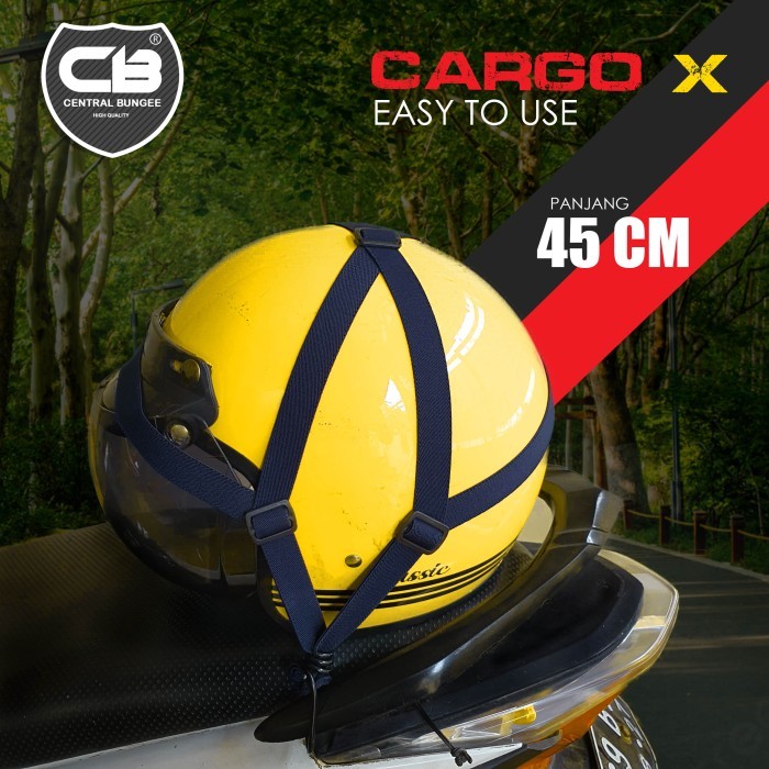 Jual Tali helm jok motor safety New Type CARGO X 45 cm - Central Bungee ...