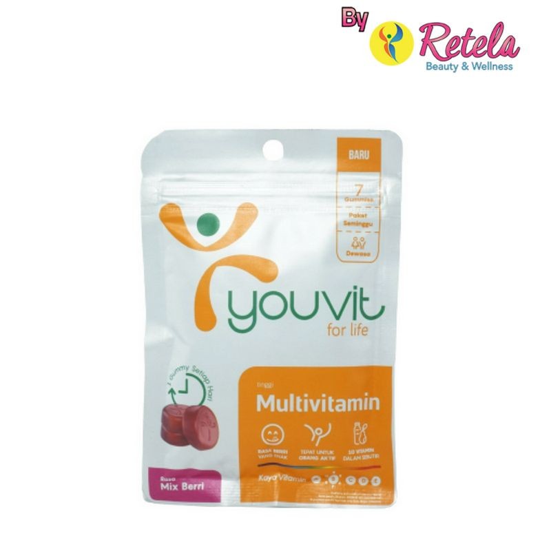 Jual YOUVIT MULTIVITAMIN DEWASA 1 BOX 6 SACHET | Shopee Indonesia