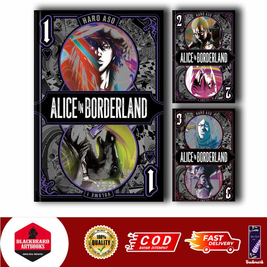 Jual Alice in Borderland Manga, 9 Book Series by Haro Aso (English ...