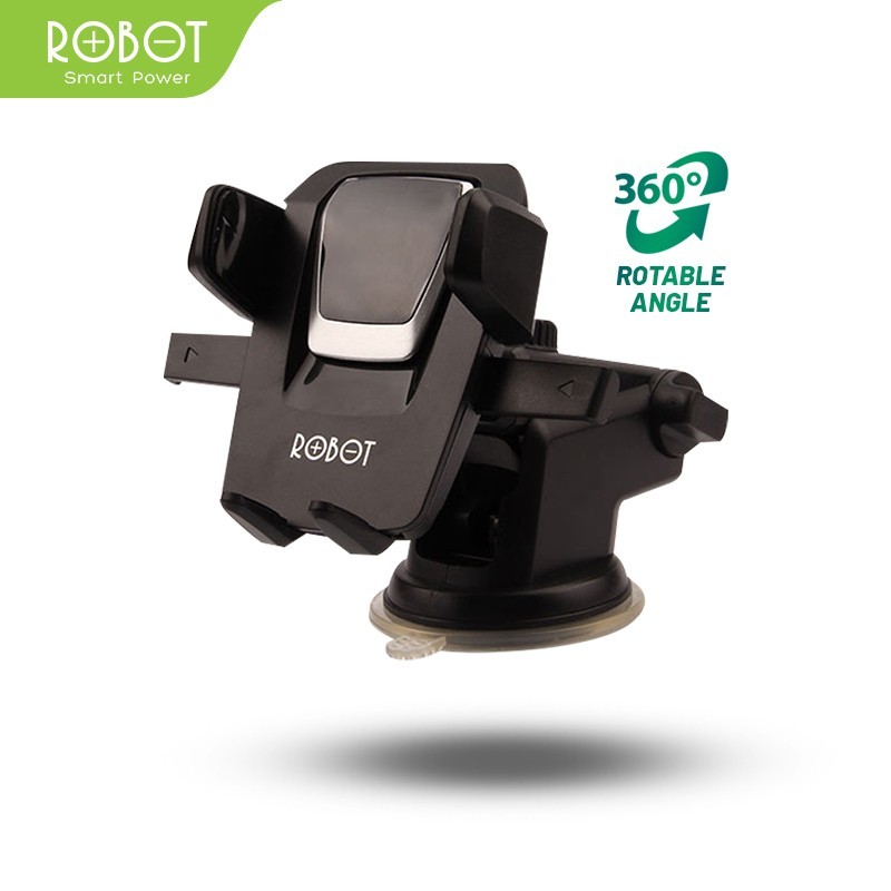 Jual ROBOT RT-CH03 Car Holder 360 Rotatable Car Stent Black | Shopee ...