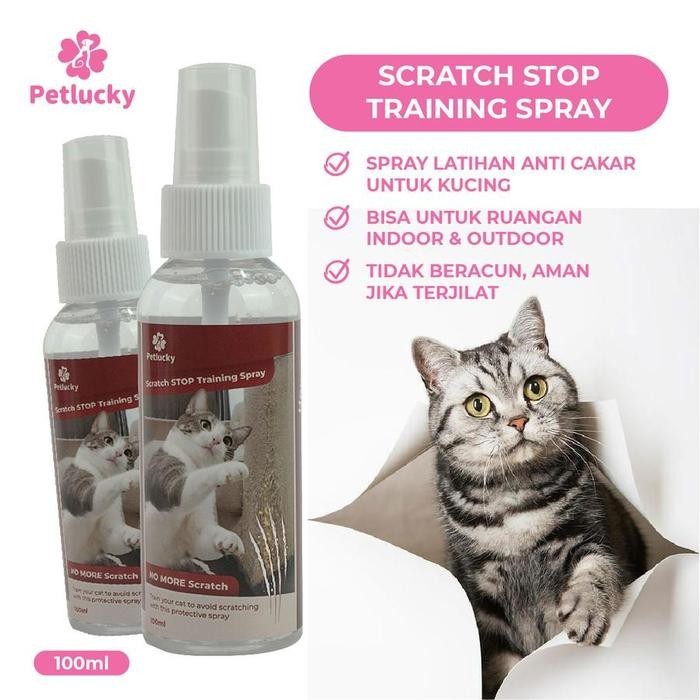 Jual Pet Lucky - Anti Scratch Training Spray for Cat - Alat Latihan ...