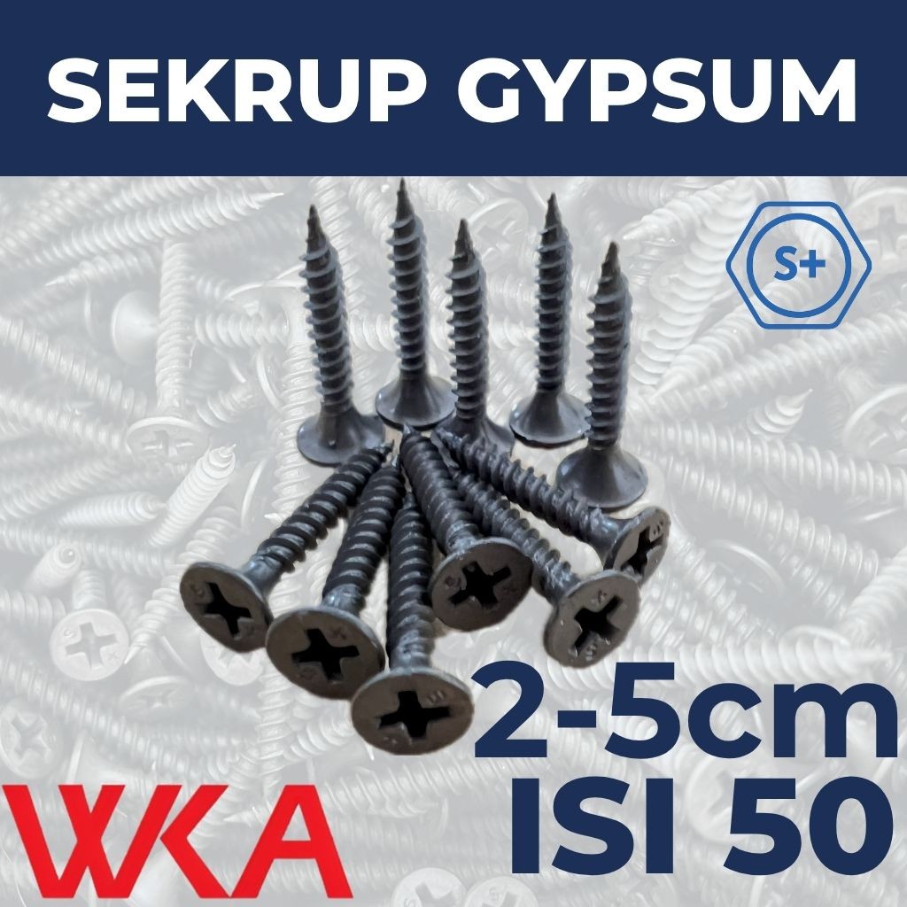 Jual Sekrup Gypsum 2 cm - 5 cm Kepala 6 mm - Skrup Galvalume / Sekrup plafon / Sekrup Galvanis ...