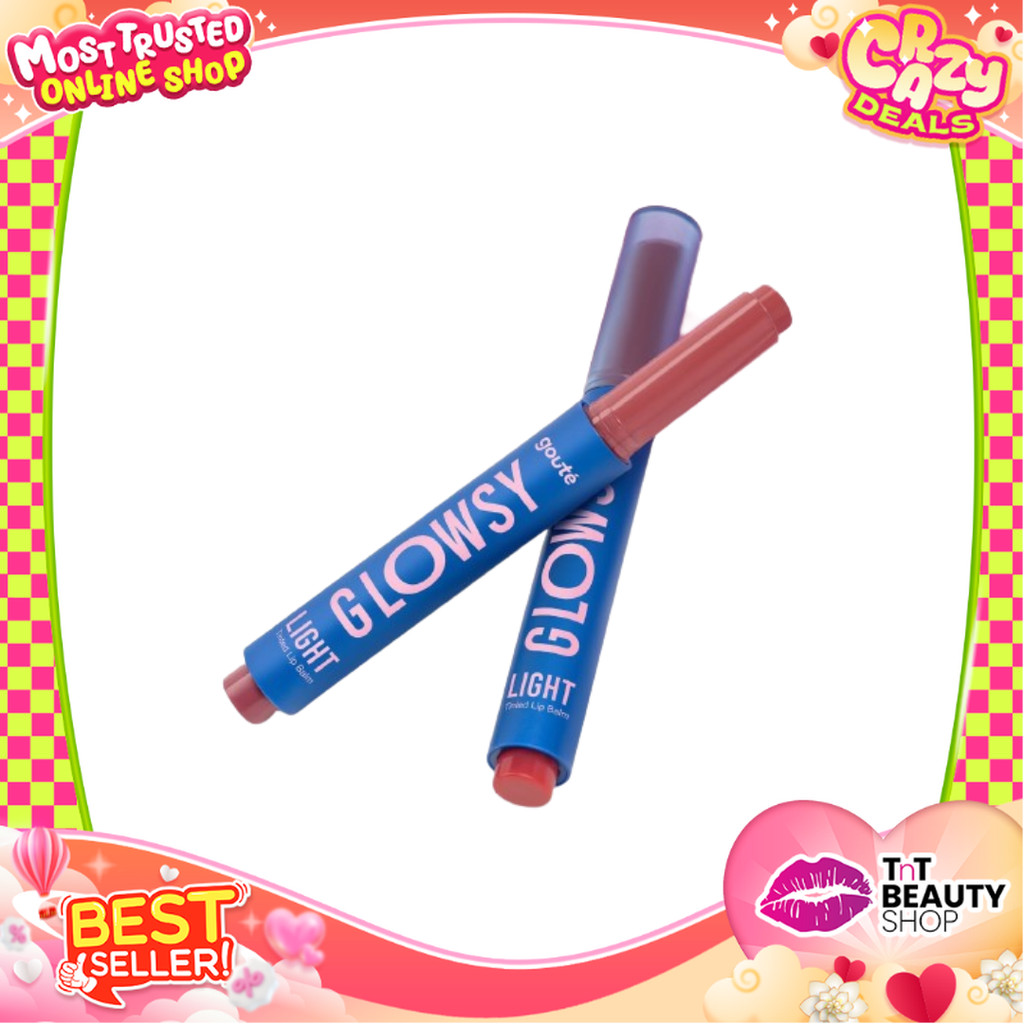 Jual Goute Glowsy Light Tinted Lip Balm Non-Sticky High Pigmented Feel ...