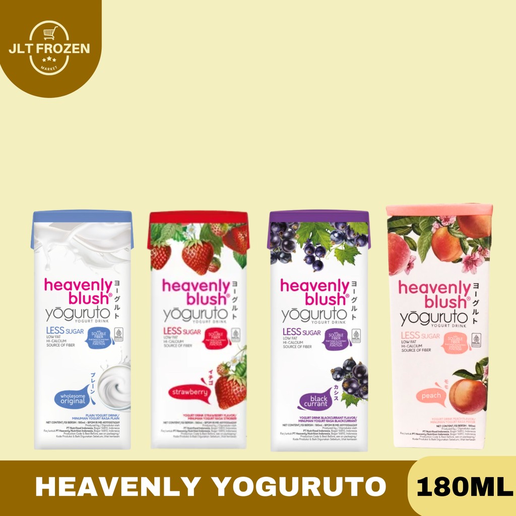 Jual Heavenly Blush Yoguruto Drink / Minuman Yogurt Rasa Wholeome Original / Stroberi ...