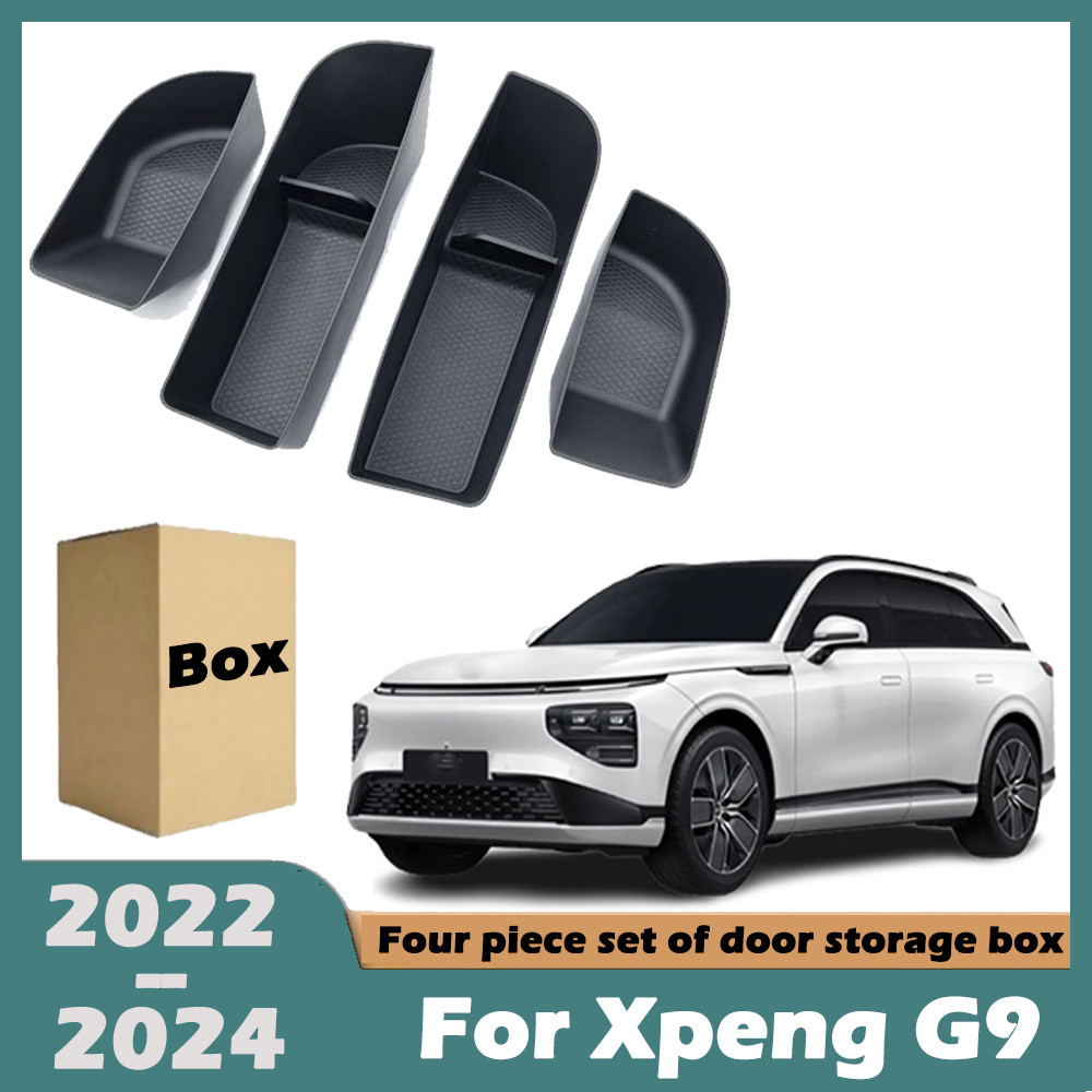 Jual Xpeng G9 2022-2024 Kapı Yan saklama kutusu TPE Ön Arka Kapı Kolu Organizatör Toplama Araba ...