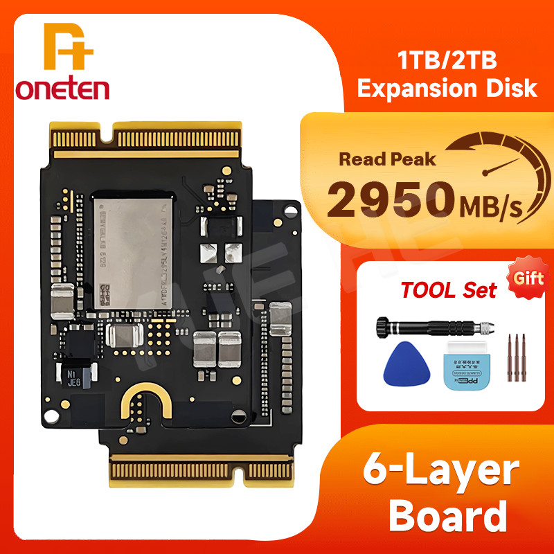 Jual New 6-Layer Mac MINI M4 SSD Solid State Drive Kit 2TB For Capacity ...