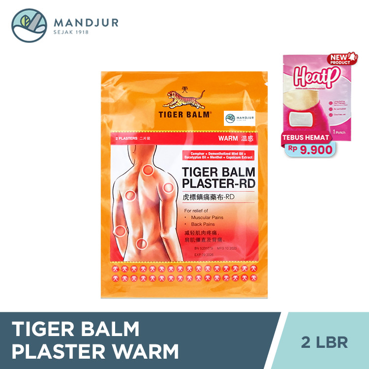 Jual Tiger Balm Plaster (Warm) - Koyo Pereda Nyeri Otot / Punggung ...