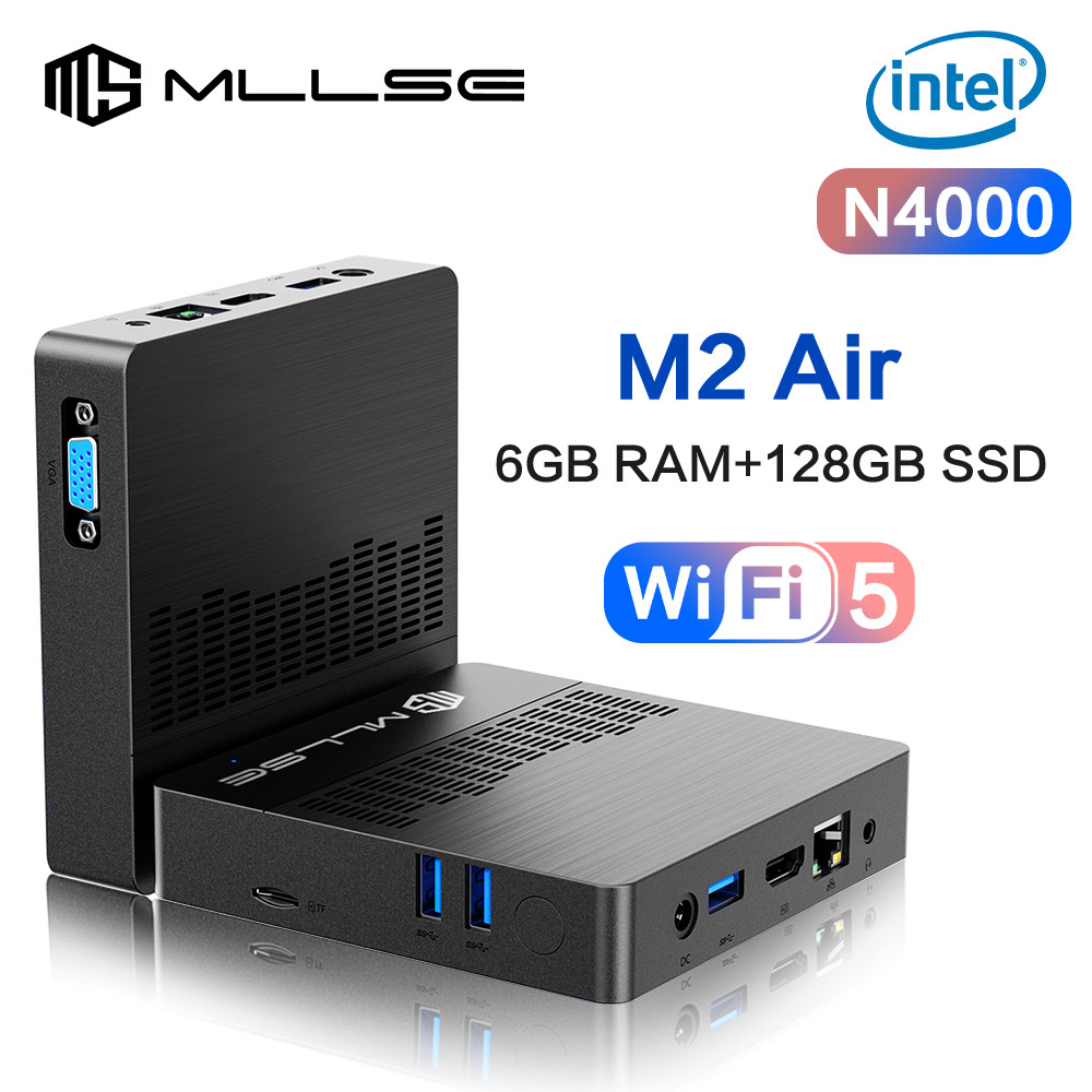 Jual MLLSE Mini PC M2 Air Intel Gemini Lake N4000 Intel J3710 Windows ...