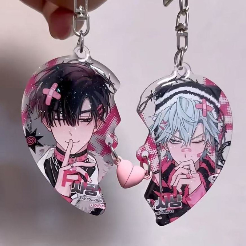 Jual Anime ALIEN STAGE IVAN TILL Cosplay Keychain Unisex Acrylic Heart ...